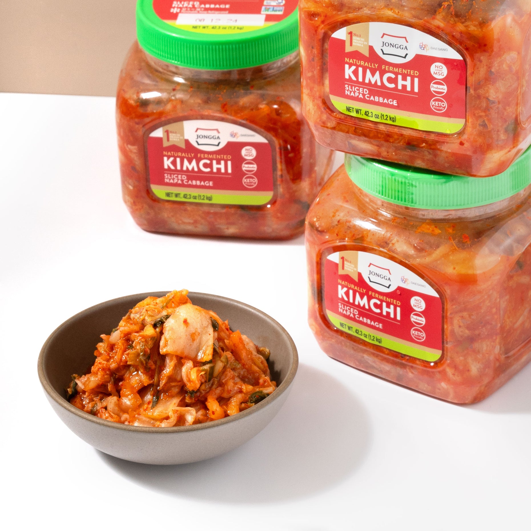 Sliced cabbage Kimchi Family size – Jongga USA